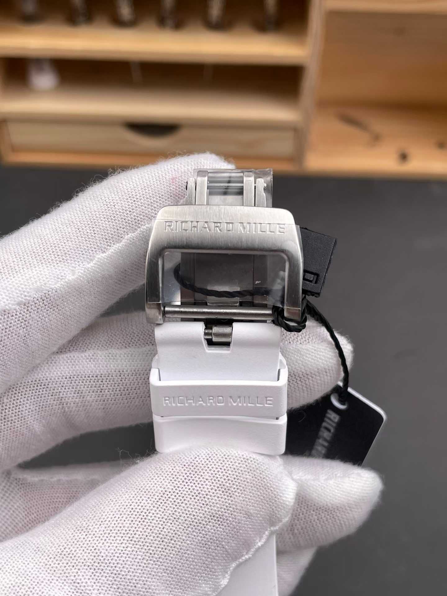 Richard Mille RM 38-02 Tourbillon Bubba Watson watch with a white Swiss ...