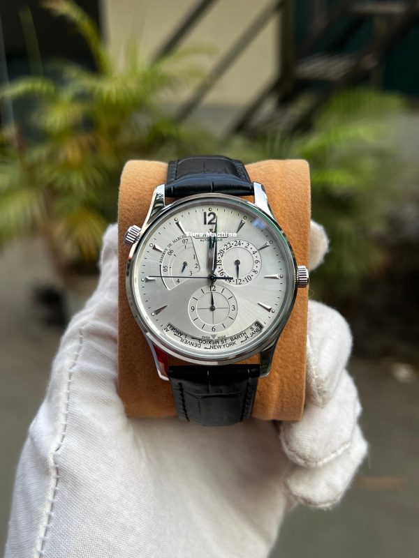 Jaeger-LeCoultre Master Geographic stainless steel automatic watch with ...